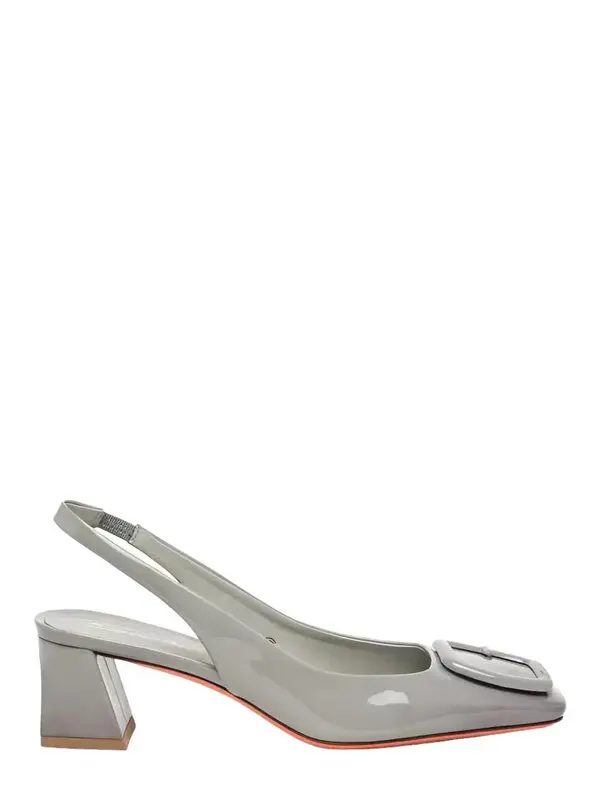 Santoni Buckle-detail Pumps - Grey