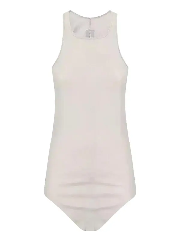 Rick Owens Ribbed Bodysuit - Neutrals