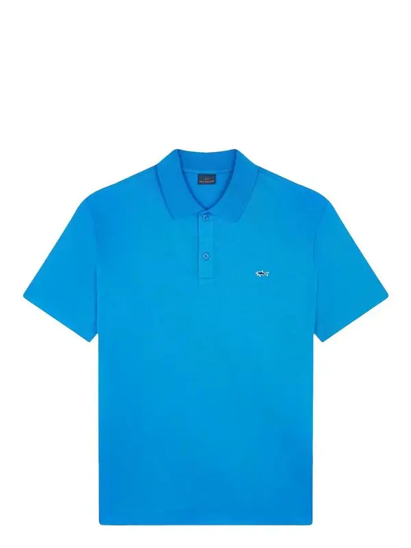 Paul & Shark Mercerised Cotton Polo Shirt - Blue
