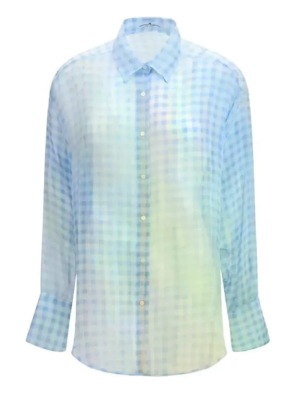 Ermanno Scervino Check-pattern Shirt - Blue