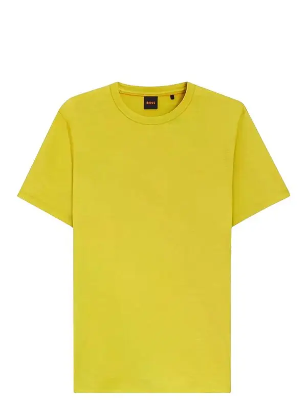 BOSS Crew-neck T-shirt - Yellow