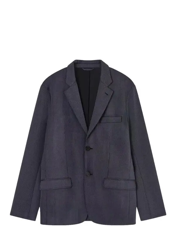 Emporio Armani Single-breasted Blazer - Blue