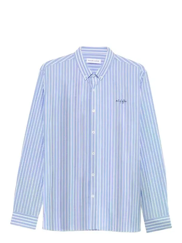 Maison Labiche Malesherbes Striped Shirt - Blue