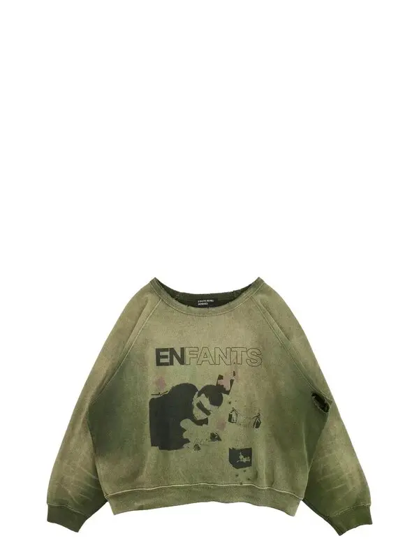 Enfants Riches Déprimés Crewneck Sweatshirt - Green