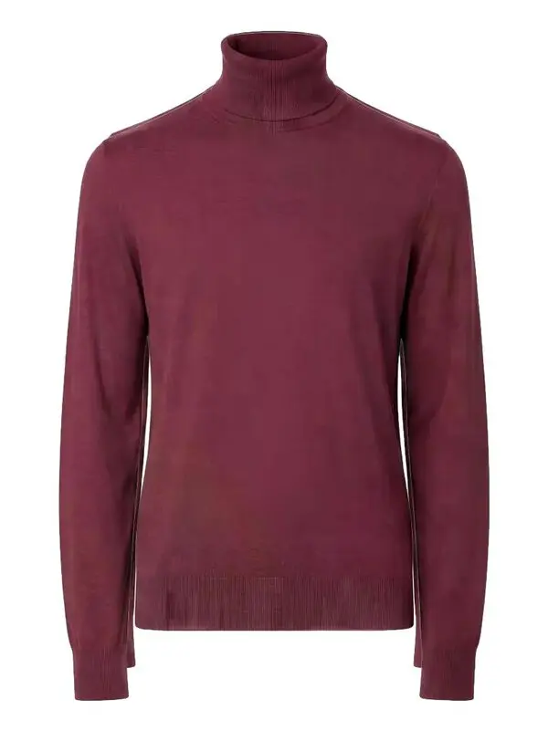 Brunello Cucinelli Roll-neck Sweater - Red