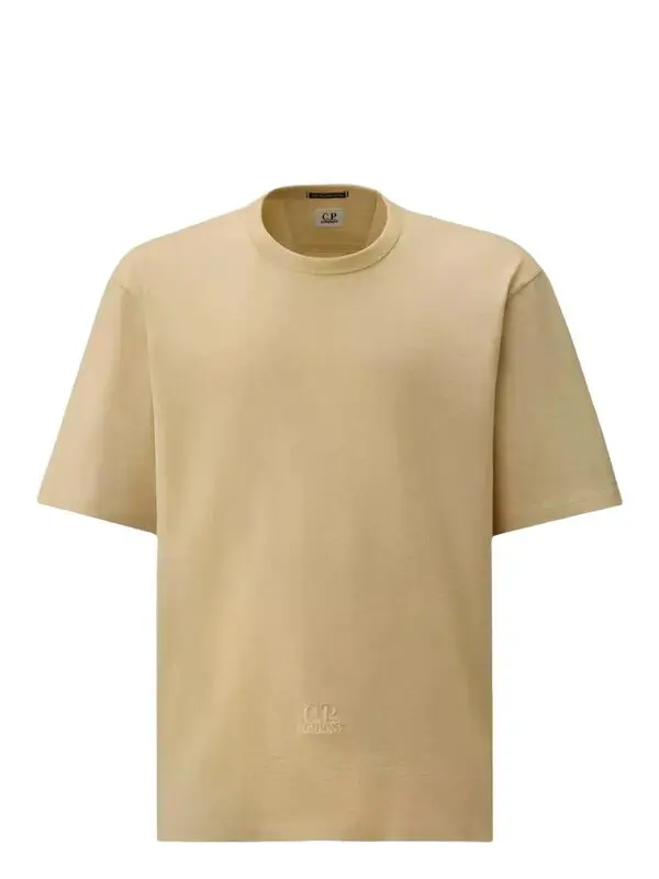 C.P. COMPANY Short-sleeve Crew Neck T-shirt - Neutrals