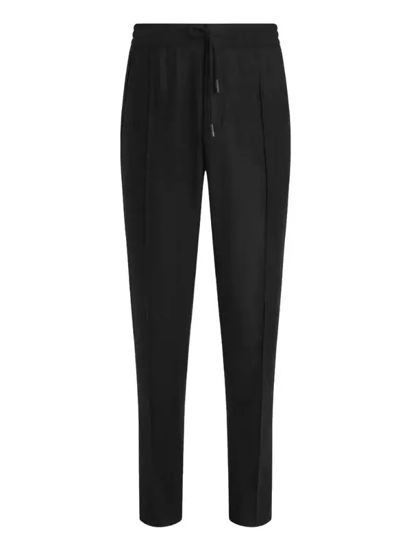 Zegna Drawstring Trousers - Black