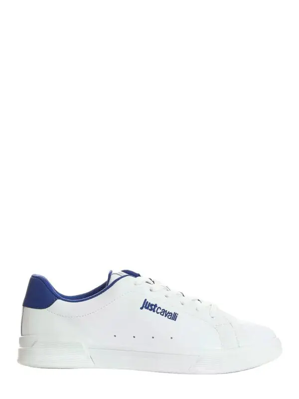 Just Cavalli Round-toe Sneakers - White