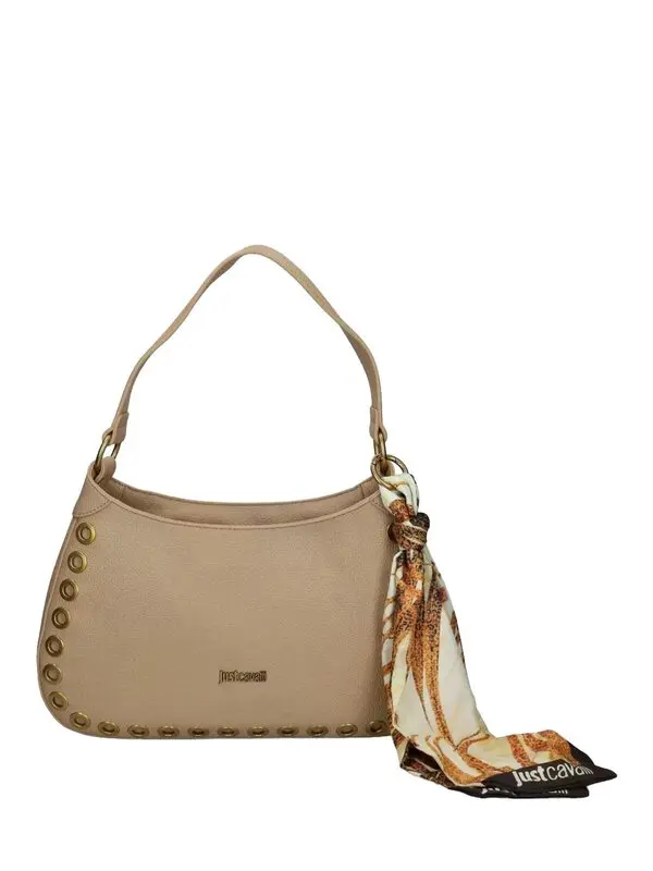 Just Cavalli Scarf-embellished Shoulder Bag - Neutrals