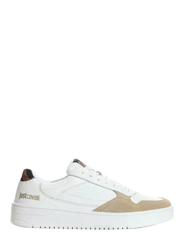 Just Cavalli Logo Sneakers - White