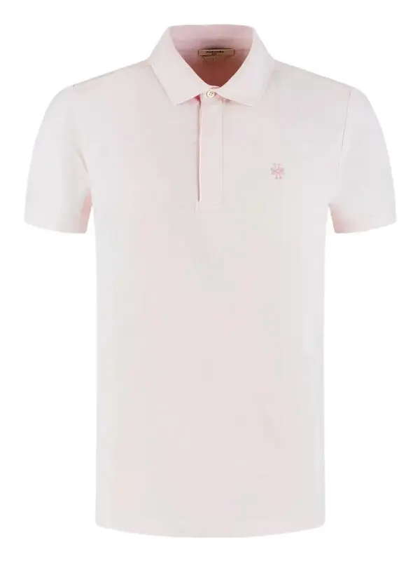 Jacob Cohen Embroidered Polo Shirt - Pink