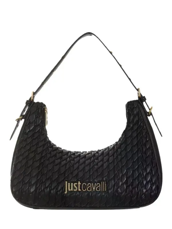Just Cavalli Logo-detail Shoulder Bag - Black