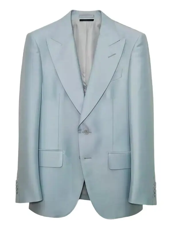 TOM FORD V-cut Lapel Suit - Blue