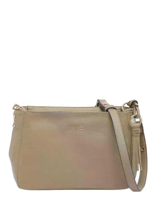 Liu Jo Logo-plaque Tassel Shoulder Bag - Neutrals