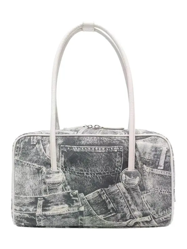 MARGESHERWOOD Graphic-print Shoulder Bag - Grey