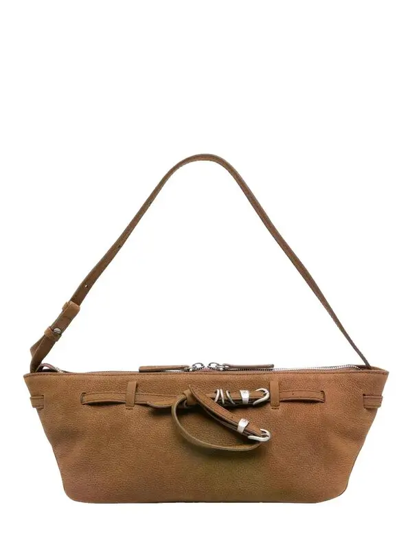 MARGESHERWOOD Buckle Shoulder Bag - Brown