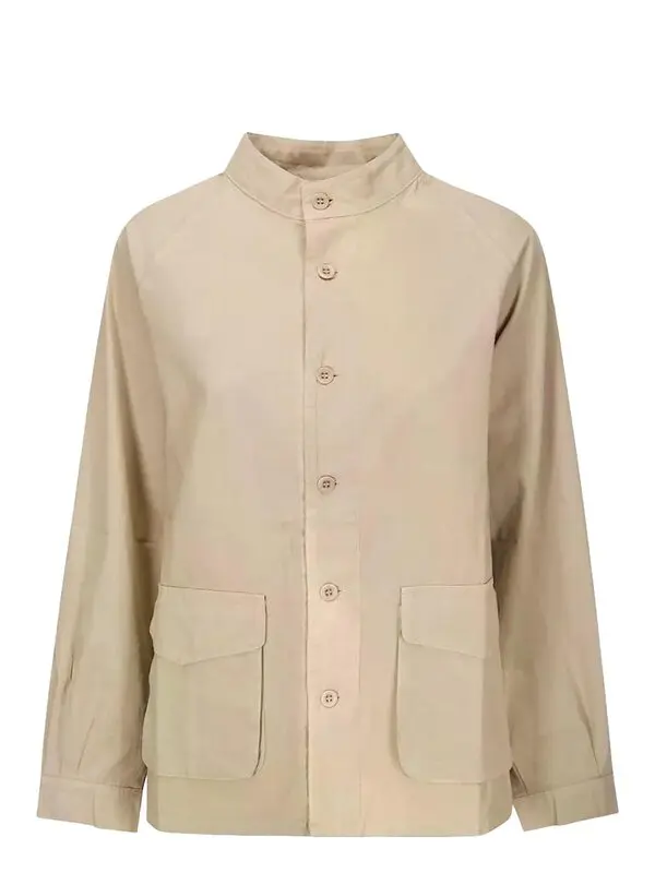Labo.art Buttoned Flap-pocket Jacket - Neutrals