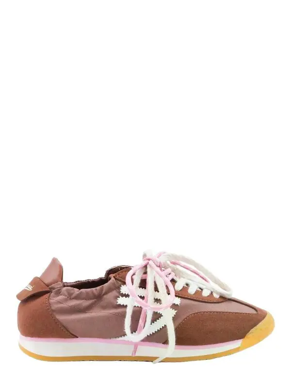 PURAAI Logo Sneakers - Brown
