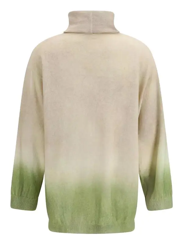 VERYBUSY Gradient Cashmere Turtleneck Sweater - Neutrals