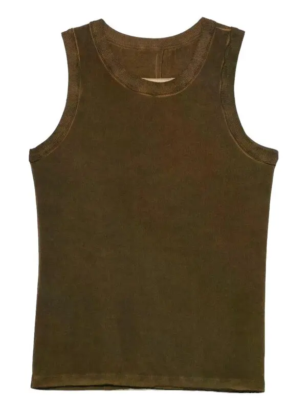 UMA WANG Round-neck Top - Brown
