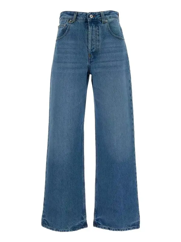 Jacquemus Five-pocket Wide-leg Denim Jeans - Blue