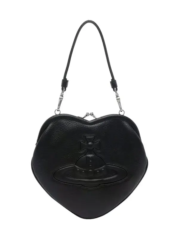 VIVIENNE WESTWOOD Belle Heart Shape Mini Bag - Black