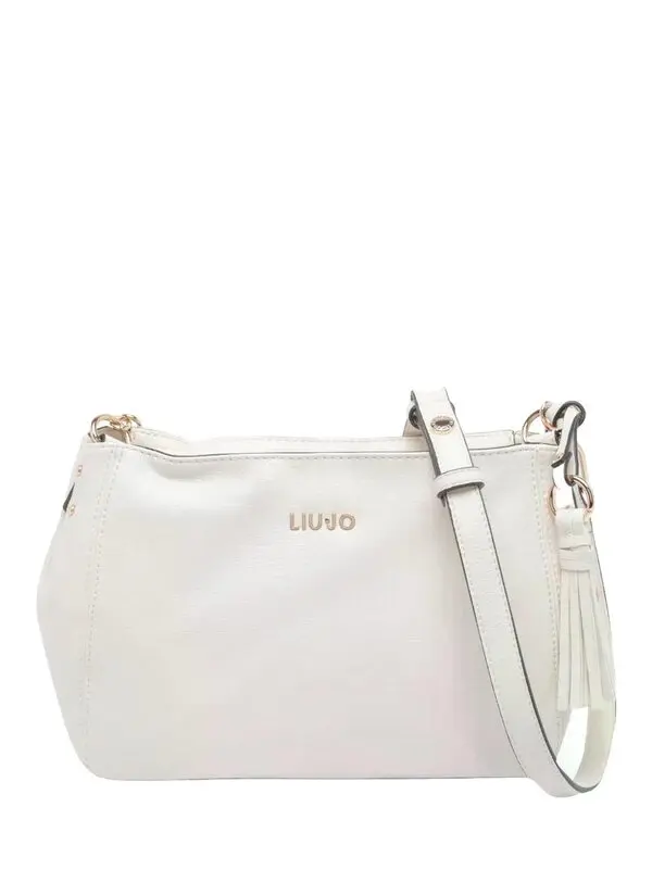 Liu Jo Logo-plaque Tassel Shoulder Bag - White