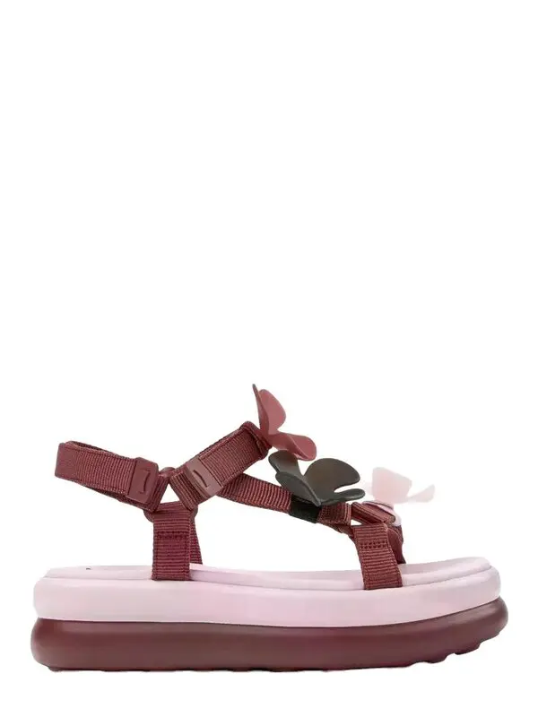 Camper Pelotas Flota Flower-appliqué Sandals - Red
