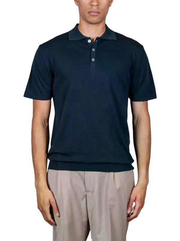 DANIELE FIESOLI Short-sleeve Polo Shirt - Blue
