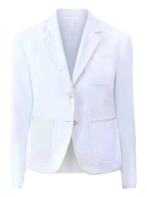 Thom Browne Textured Blazer - White