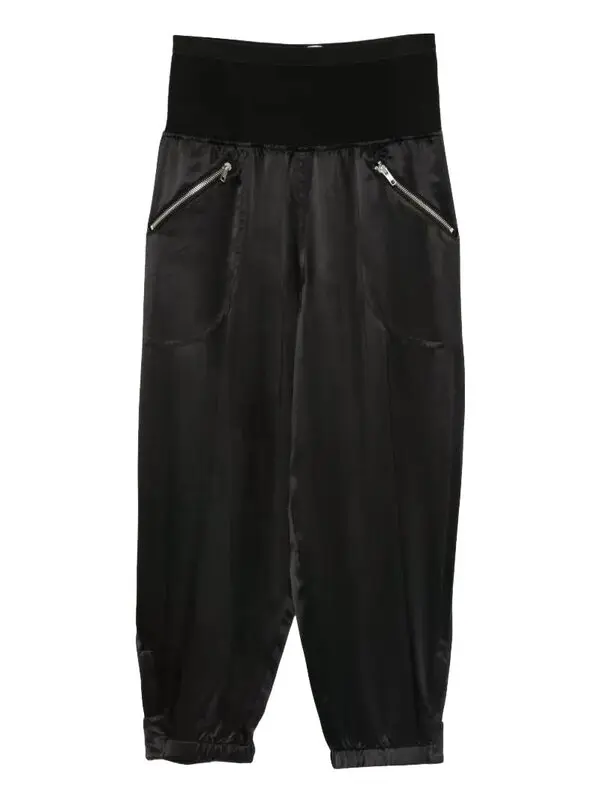 Co Zip-pocket Trousers - Black