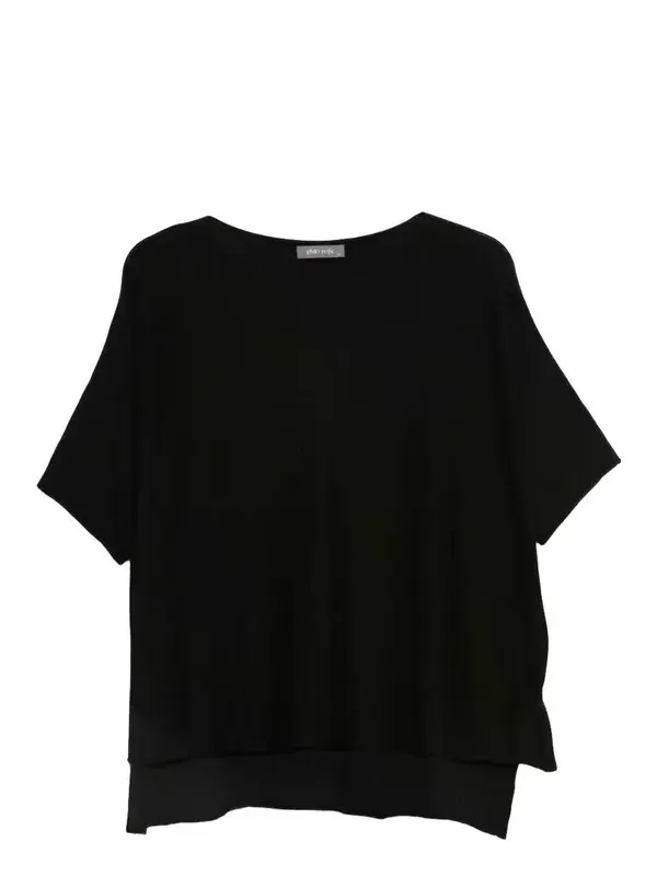 PHILO-SOFIE Asymmetric Shirt - Black