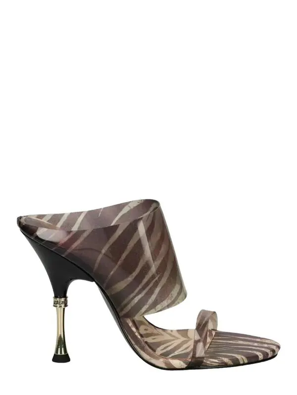 Just Cavalli Zebra-print Sandals - Brown