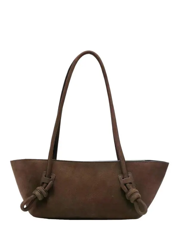Hereu Fleca Knot-handle Shoulder Bag - Brown
