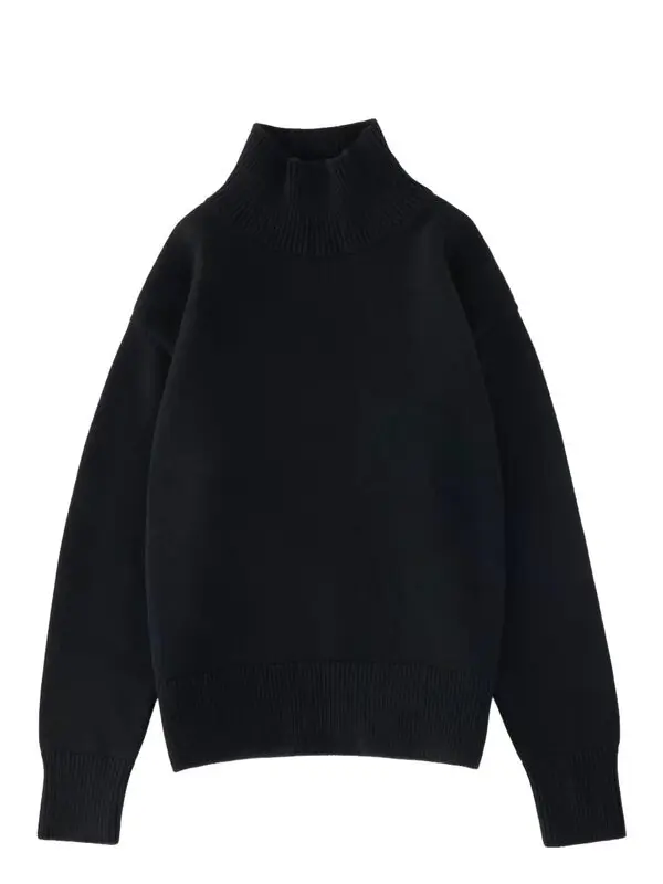 Studio Nicholson Patria Ribbed High-neck Sweater - Blue