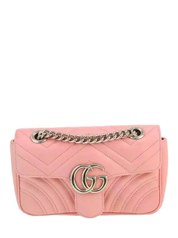 Gucci Gg Marmont Shoulder Bag - Pink
