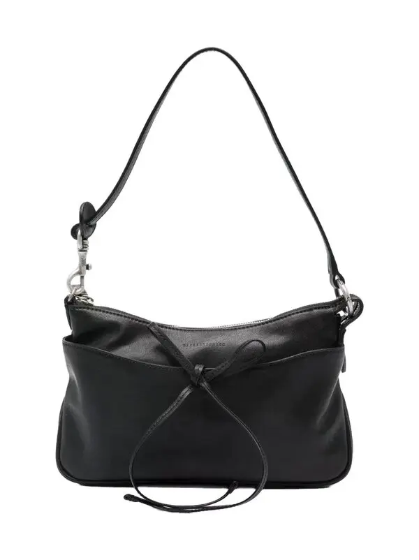 MARGESHERWOOD Bow-detail Shoulder Bag - Black