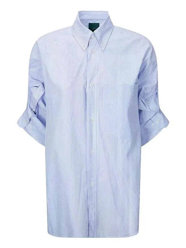 MAISON JEJIA Buba Striped Shirt - Blue