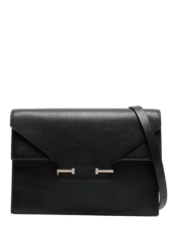 TOM FORD Logo-plaque Clutch - Black