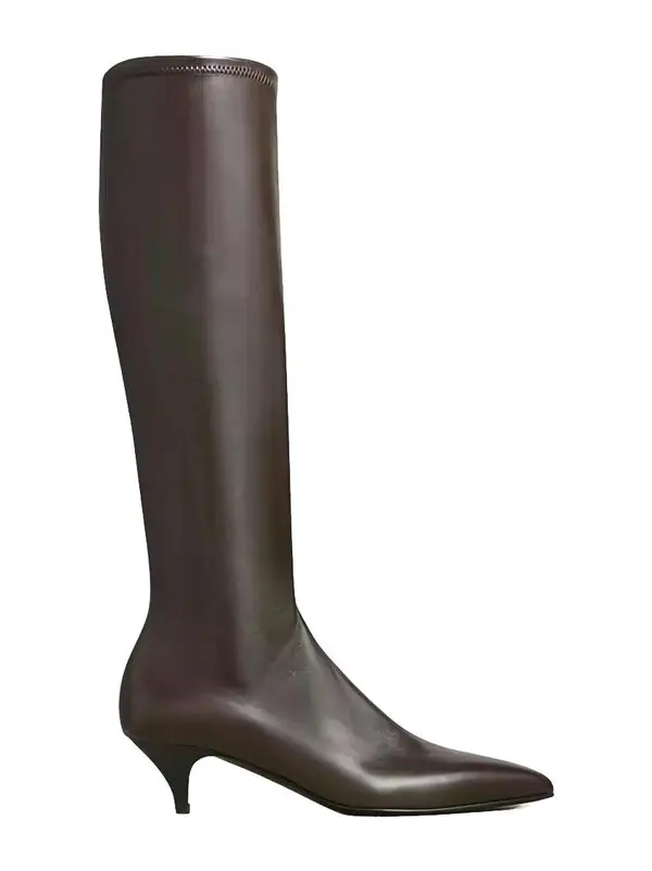 A.emery Point Toe Boots - Brown