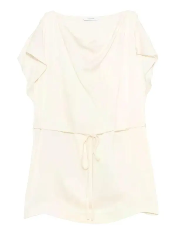 Bondi Born Waist-tie Top - Neutrals