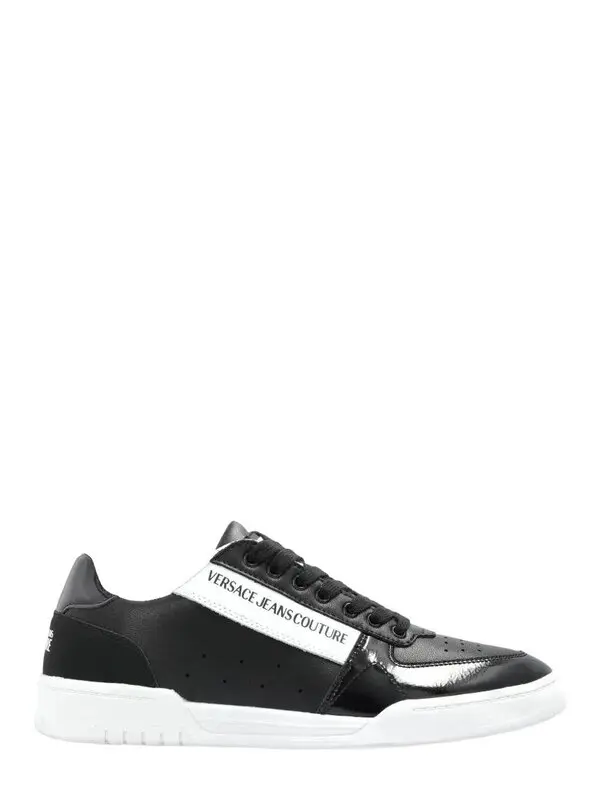 Versace Logo-print Sneakers - Black