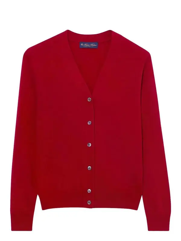 Brooks Brothers Button-fastening Cashmere Cardigan - Red
