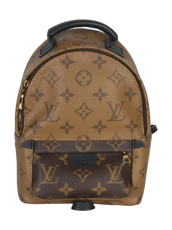 LOUIS VUITTON Canvas Reverse Monogram Palm Springs Backpack - Brown