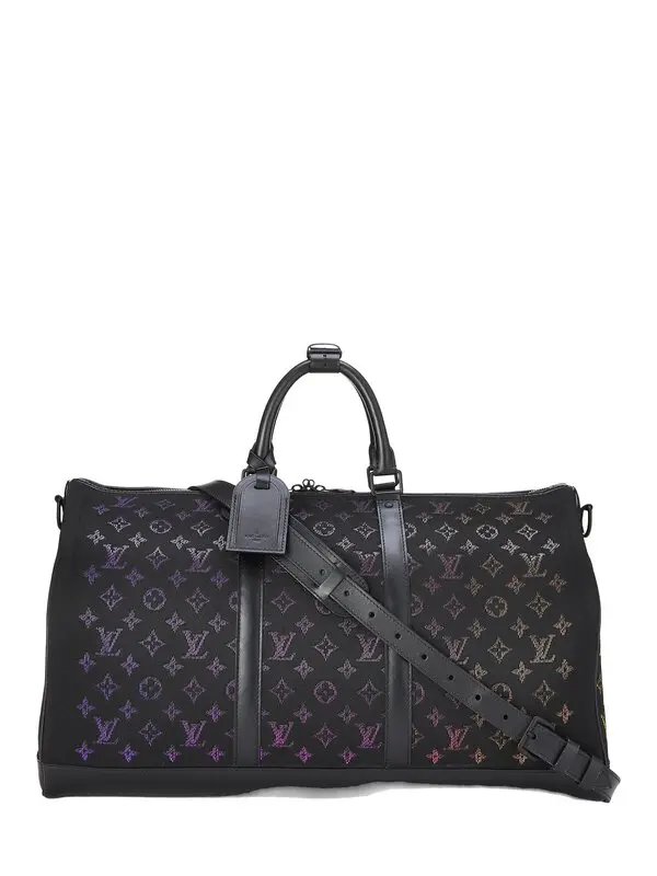 LOUIS VUITTON Virgil Abloh Keepall Bandouliere 50 - Black