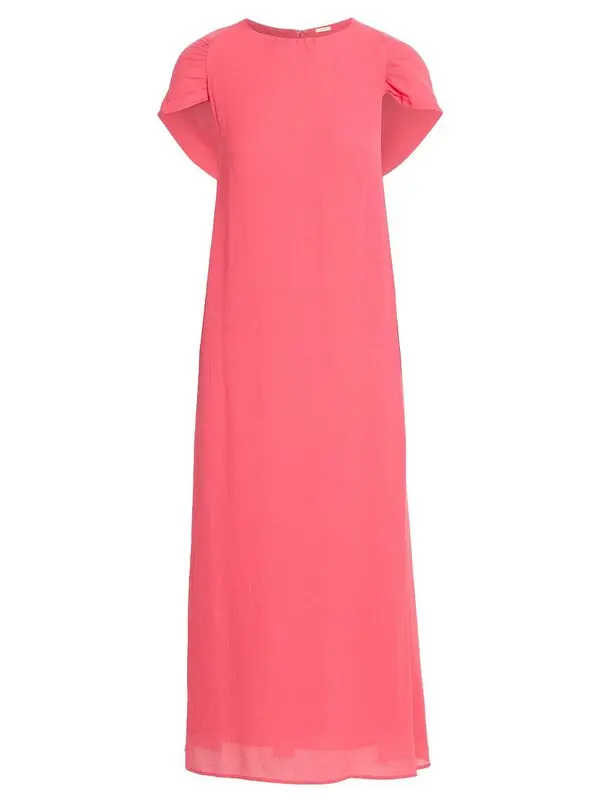 Cult Gaia Artemisia Cape-effect Crepon Midi Dress - Bubblegum