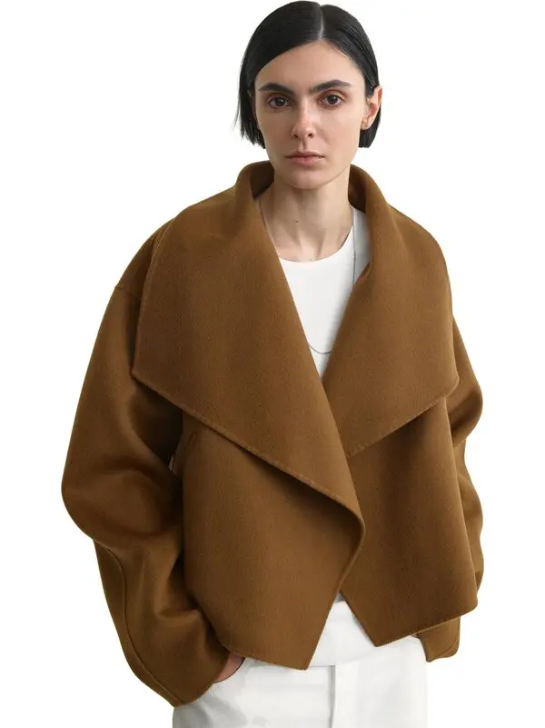 TOTEME Signature Double Jacket - Brown