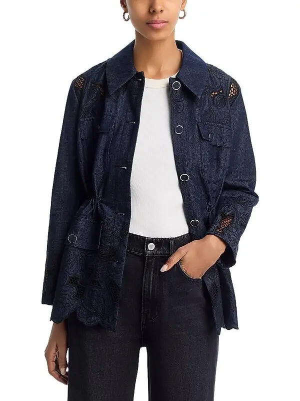 Veronica Beard Kiki Jacket - Indigo Rinse