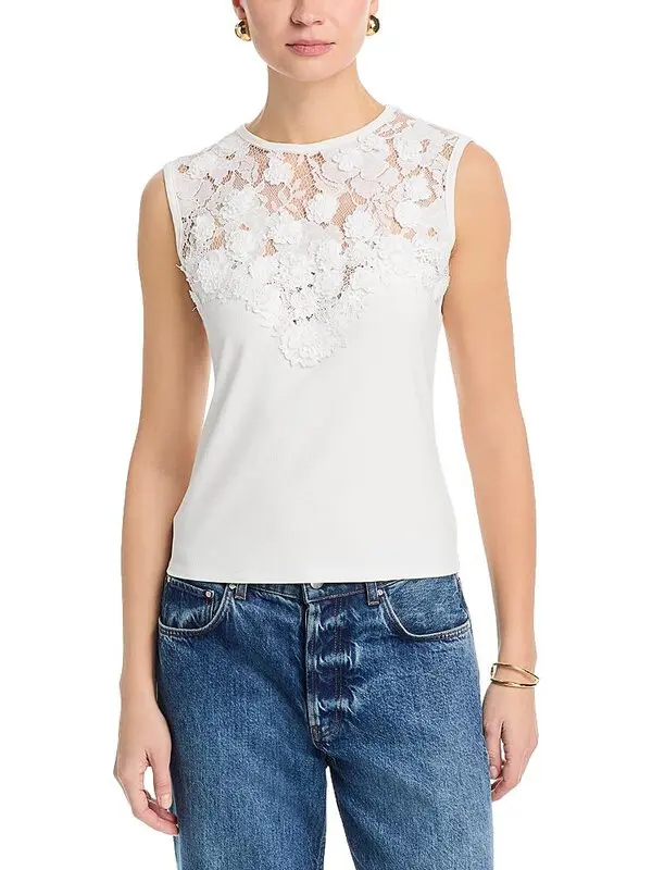 Generation Love Trina 3d Lace Top - White
