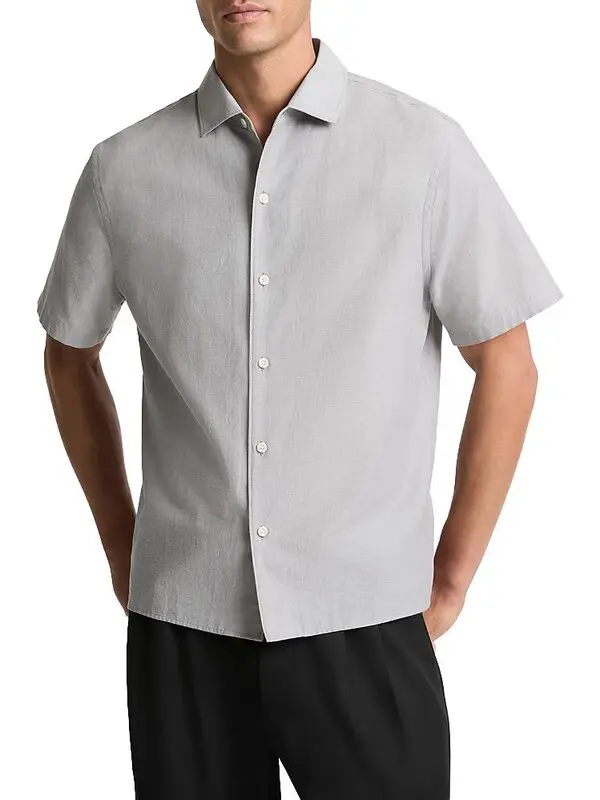 Vince Lightweight Short Sleeve Shirt - Jet